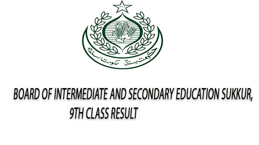 BISE Sukkur Board 9th Class Result 2024
