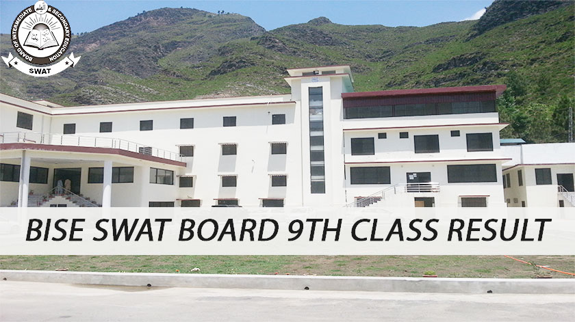 BISE Swat Board 9th Class Result 2024